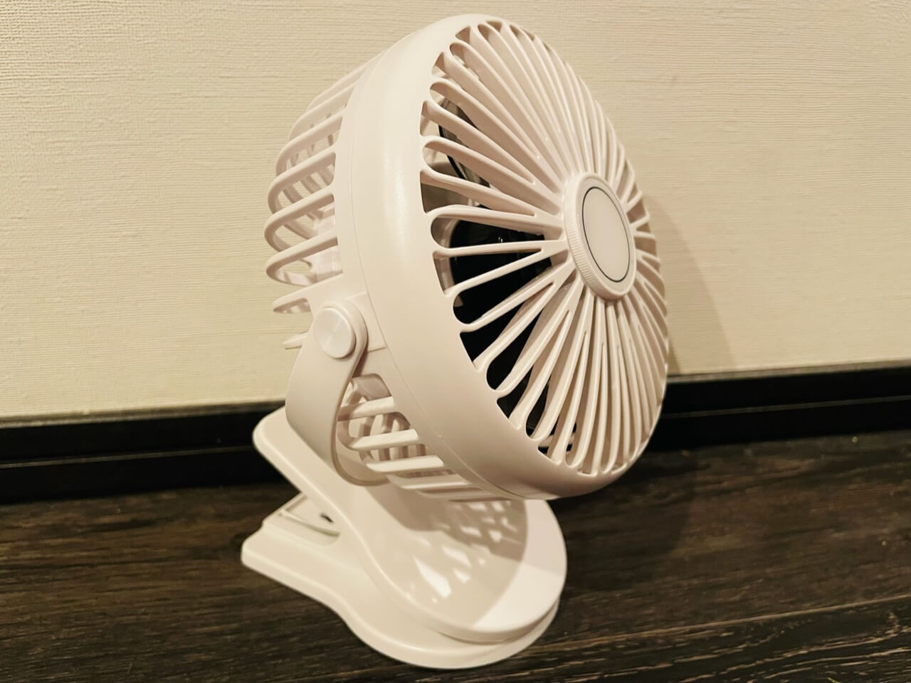 使い方いろいろ！クリップ式ポータブル扇風機【薄型】をご紹介！ | samayuママの3人子育てブログ